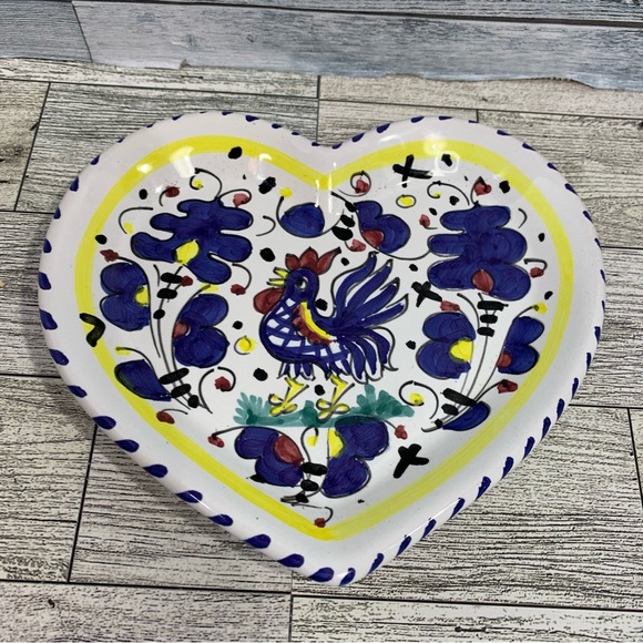 Lavorato E Dipinto Plate | Accents | Vintage Sambuco Mario Deruta Italy ...
